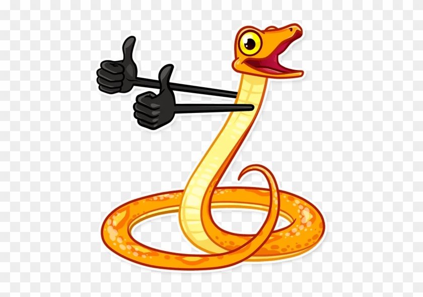 “sneaky Snakie” Stickers Set For Telegram - “sneaky Snakie” Stickers ...