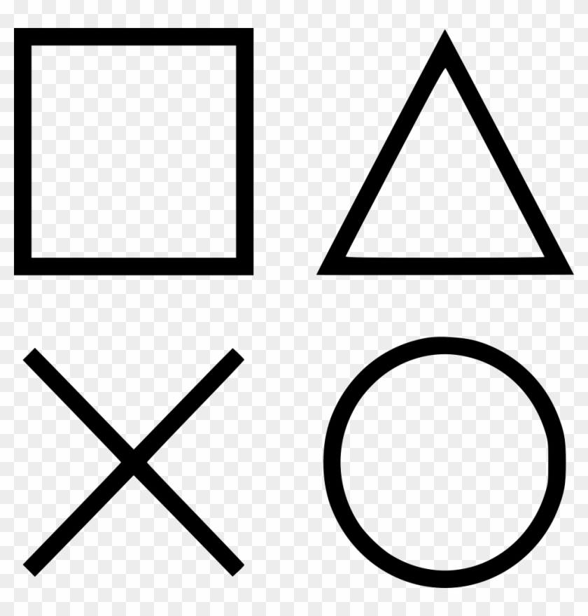Playstation Buttons Play Video Gaming Comments - Playstation Icon Button Png - Full Size PNG ...