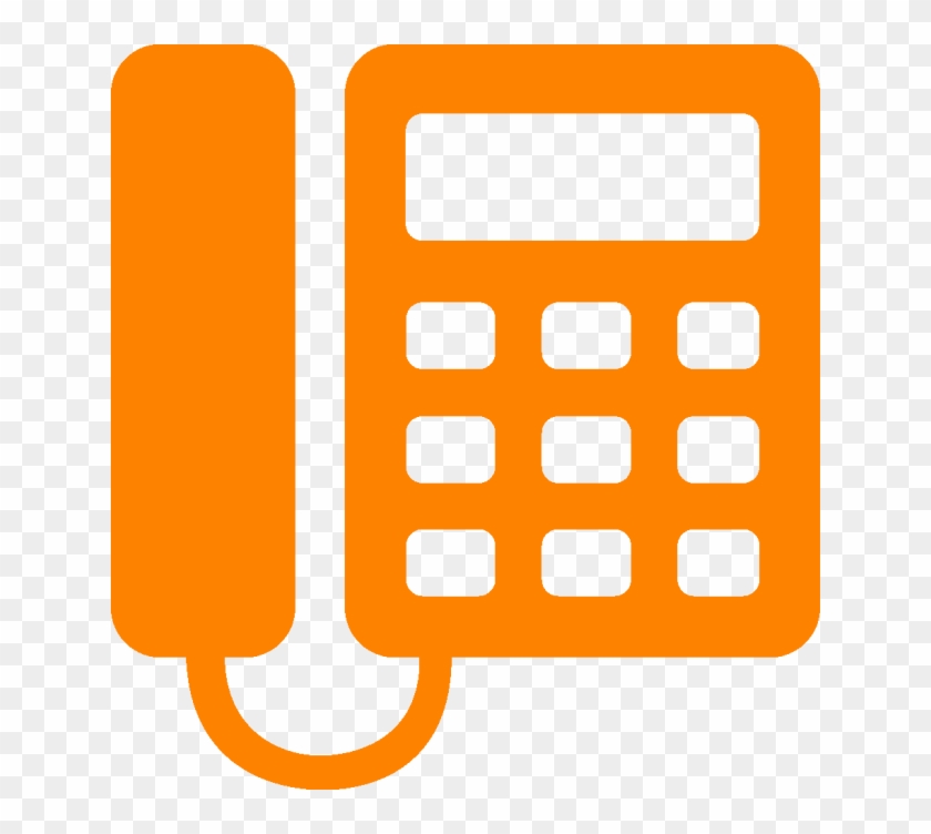 Calls & Lines - Blue Fax Icon - Full Size PNG Clipart Images Download