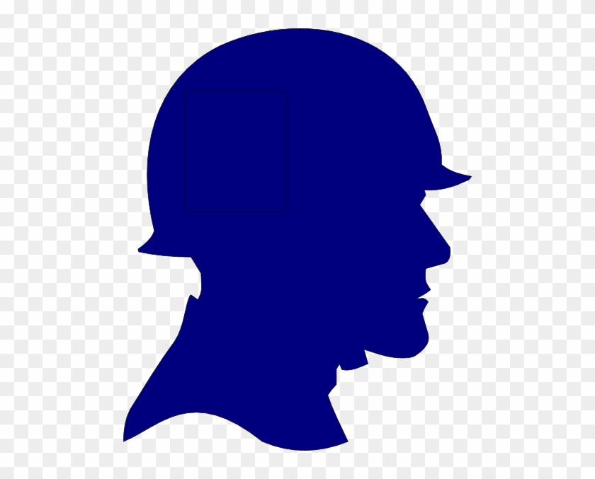 Soldier Head Silhouette - Full Size PNG Clipart Images Download