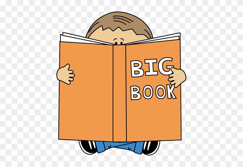 Boy Reading A Big Book Clip Art Big Book Clipart - Big Book Center ...