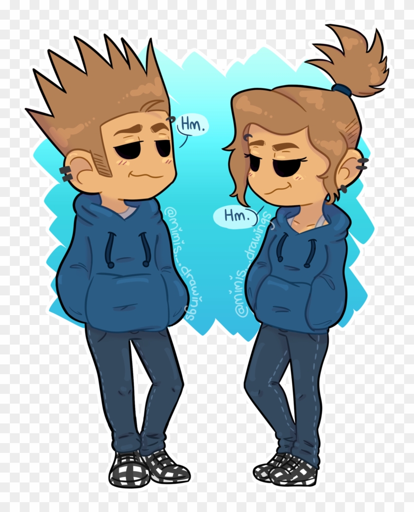 Tom And Tamara By Mimsdrawings - Eddsworld Tom X Tamara - Full Size PNG Clipart Images Download