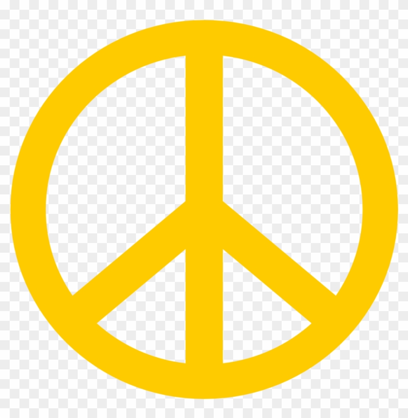 Peace Sign Stencil - Pee Dee Academy Eagles - Full Size PNG Clipart ...