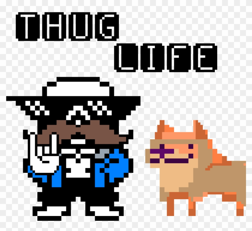 Thug Life - Sans Overworld Sprite Png - Full Size PNG Clipart Images ...