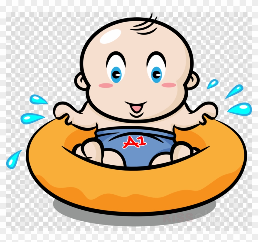 Swimming Baby Clip Art Clipart Infant Swimming Clip - Swimming Baby ...