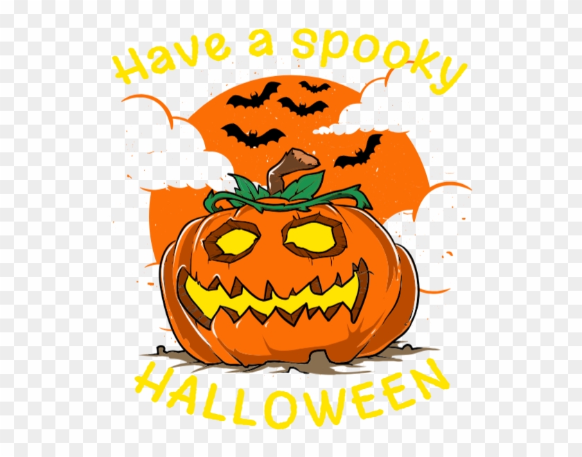 Have A Spooky Halloween - Jack-o'-lantern - Full Size PNG Clipart ...