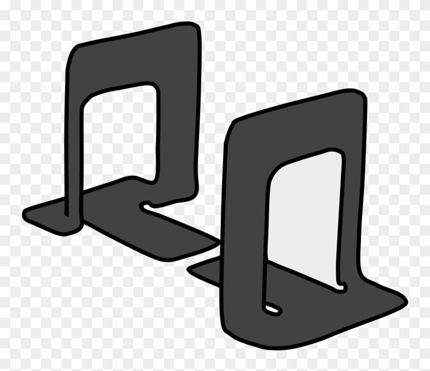 Bookends, Metal, Dark Gray - Bookend - Free Transparent PNG Clipart ...