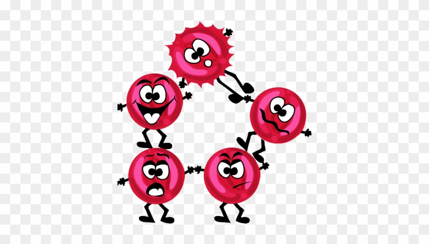 Red Blood Cell Cartoon - Full Size PNG Clipart Images Download