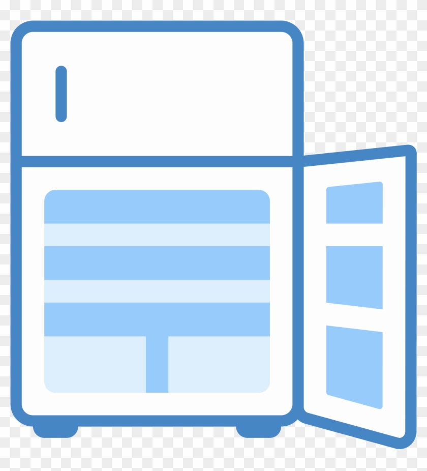 1600 X 1600 12 - Open Fridge Icon - Full Size PNG Clipart Images Download