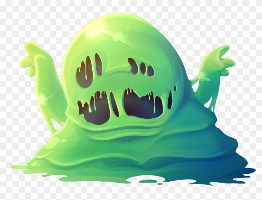 Gelatinus - Slime Monster Clip Art - Full Size PNG Clipart Images Download