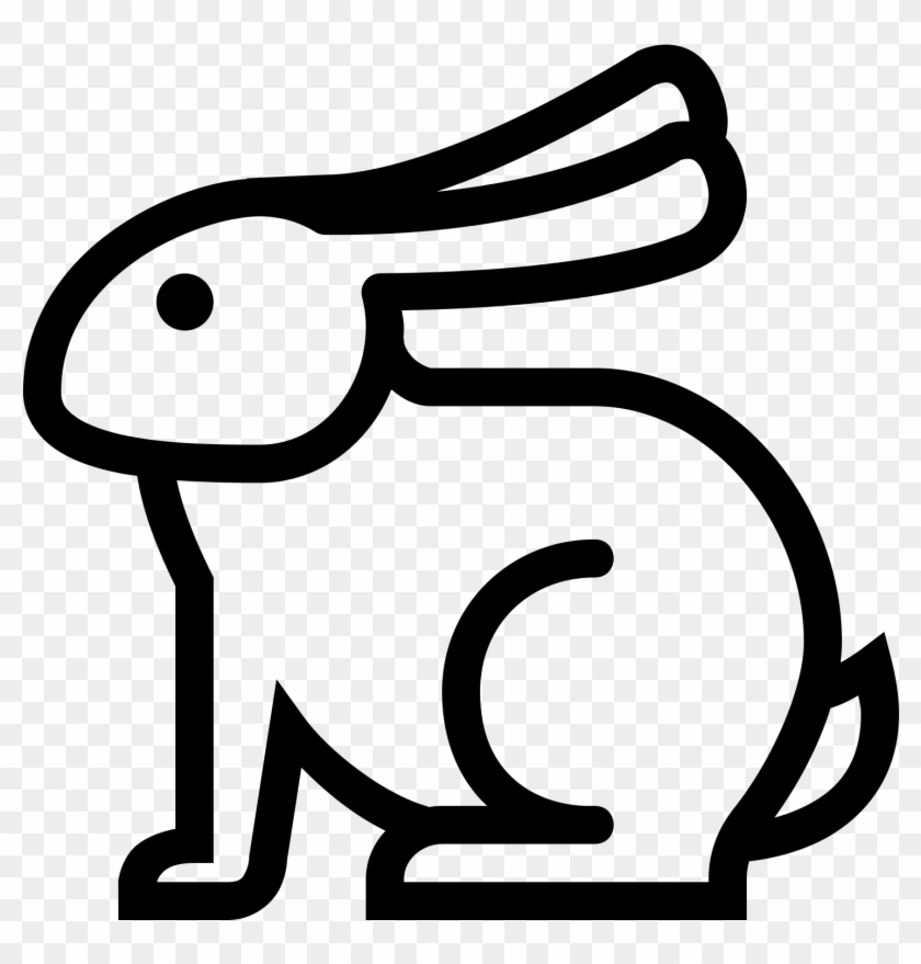 Easter Rabbit Icon Free Download At Icons - Rabbit Icon Line - Full ...