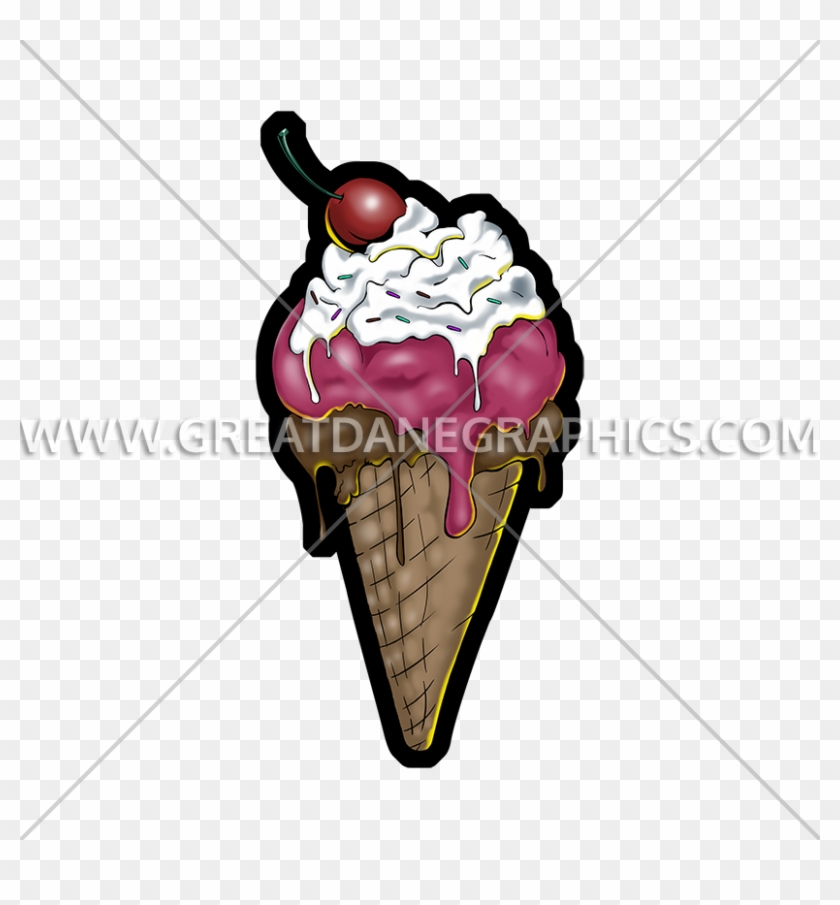 Ice Cream Cone - Full Size PNG Clipart Images Download