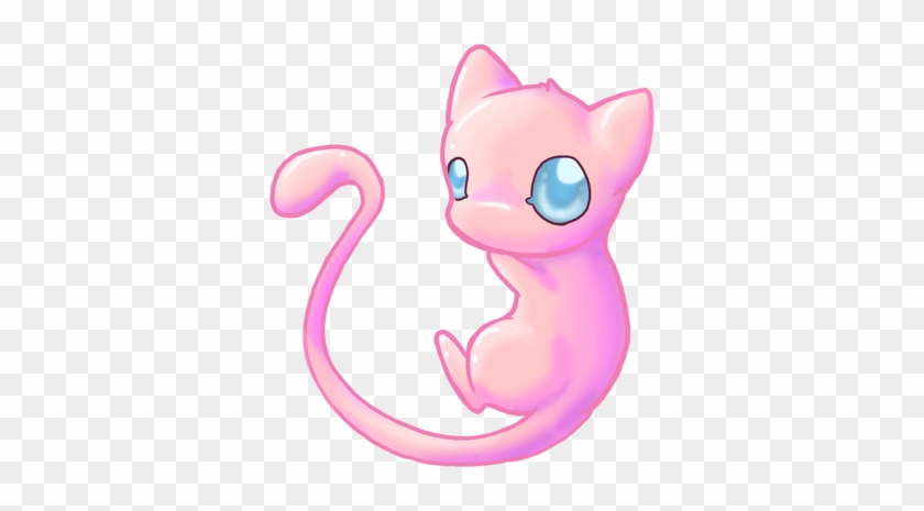 Cute Mew By Dragowlfly On Deviantart - Cute Pokemon Mew - Full Size PNG ...