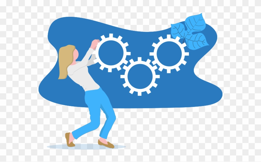 Drawing Of A Lady Shifting Gears - Give At Least 5 Application Of ...
