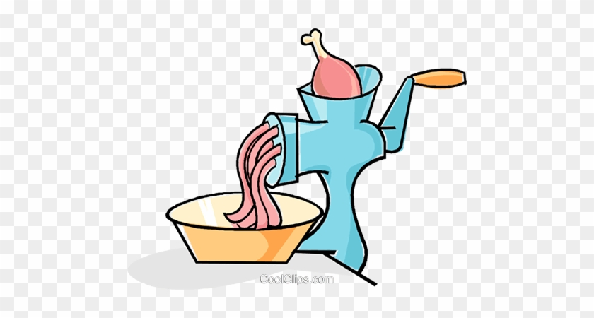 Meat Grinder Royalty Free Vector Clip Art Illustration - Grinding Clip ...