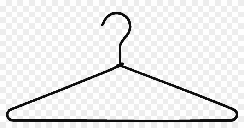 Hanger Clipart Black And White - Clipart Hanger - Full Size PNG Clipart ...