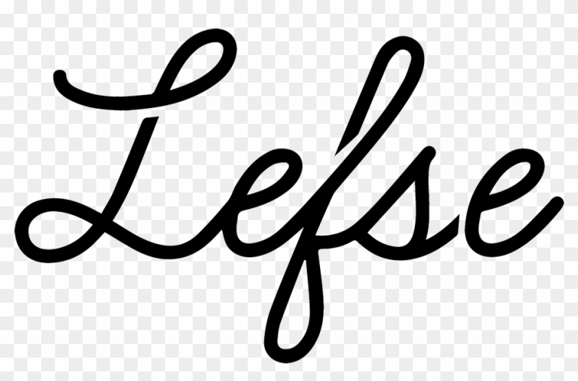 Lefse - Calligraphy - Free Transparent PNG Clipart Images Download