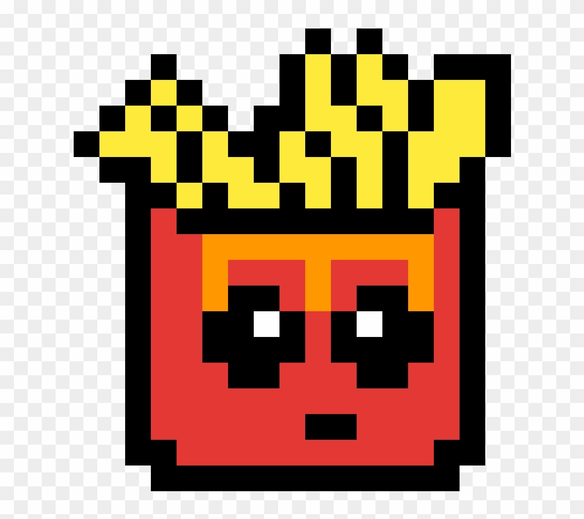 I Sucked At Dis - Pixel Art French Fries - Full Size PNG Clipart Images ...