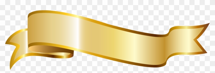 Golden Gold Ribbon Free Transparent Image Hd Clipart - Golden Ribbon ...