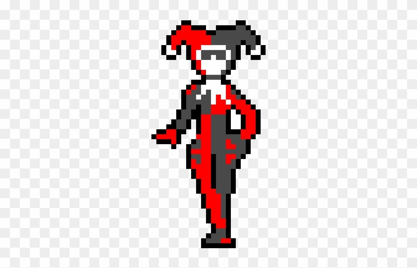 Harley Quinn - Minecraft Pixel Art Harley Quinn - Full Size PNG Clipart Images Download