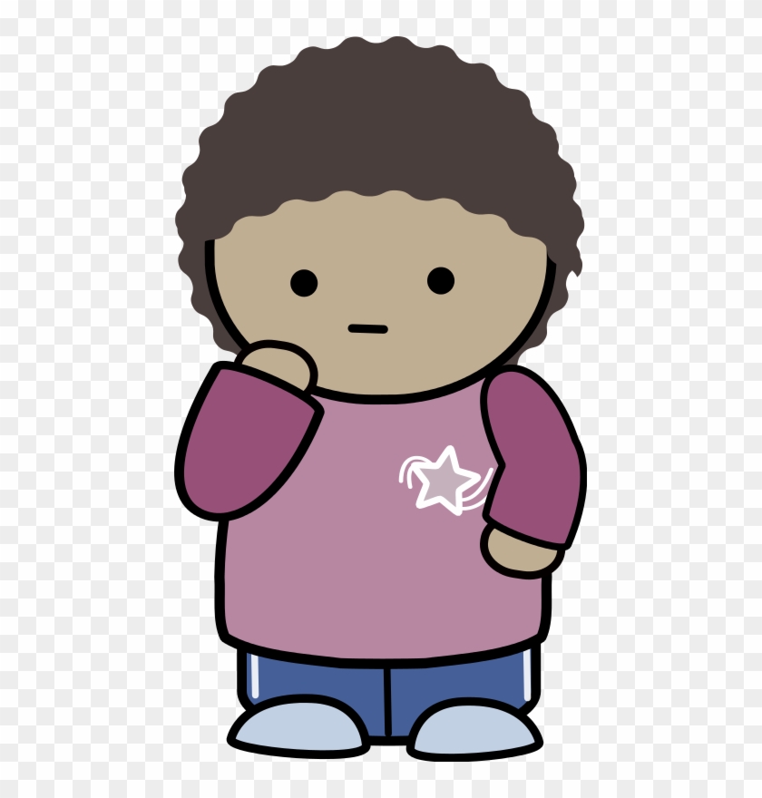 Free Comic Character - Gambar Kartun Rambut Keriting - Full Size PNG ...