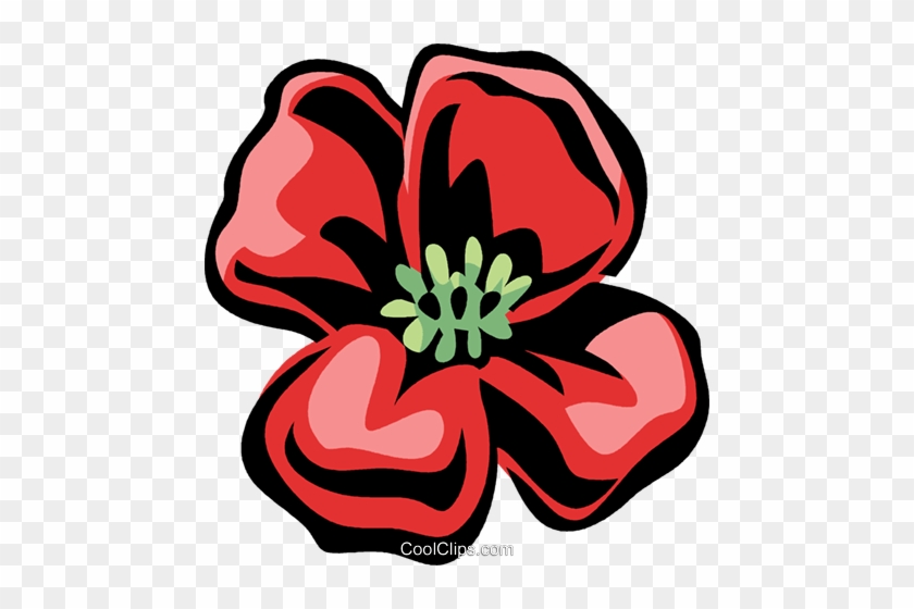 Poppy Royalty Free Vector Clip Art Illustration - Poppy Clip Art - Full ...
