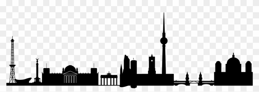 File - Silhouette Berlin - Svg - Berlin Skyline Png - Full Size PNG ...