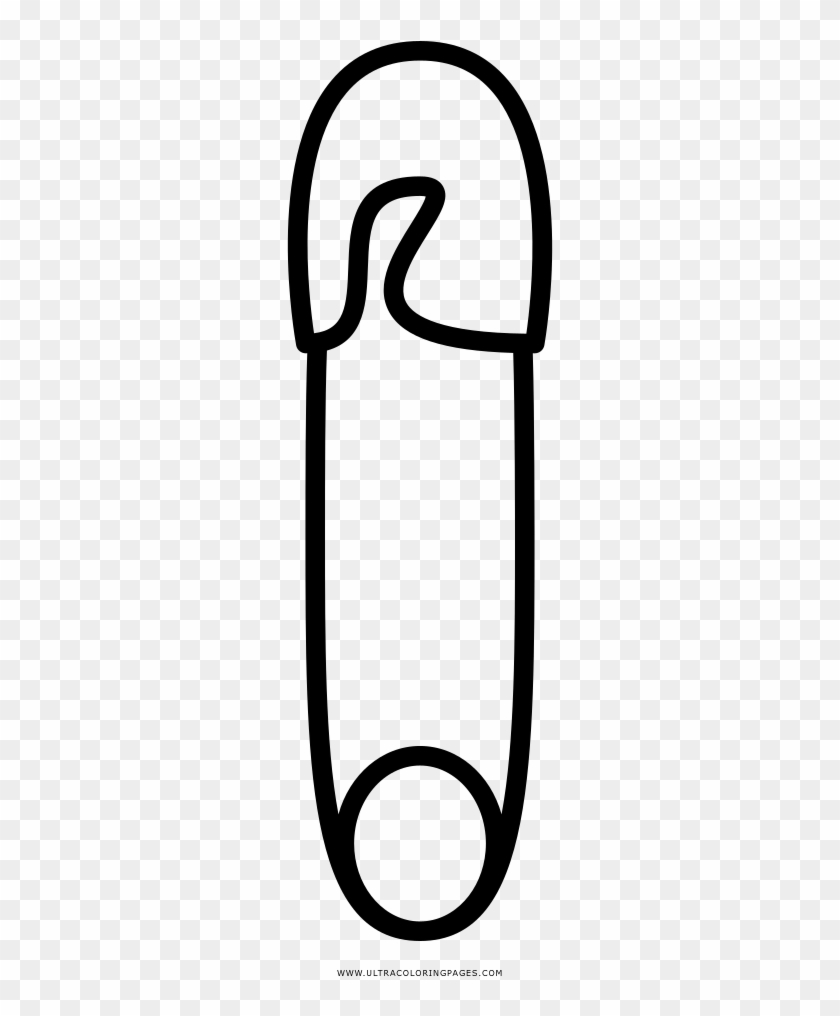 Safety Pin Coloring Page Colouring Page Safety Pin Clip Art Library