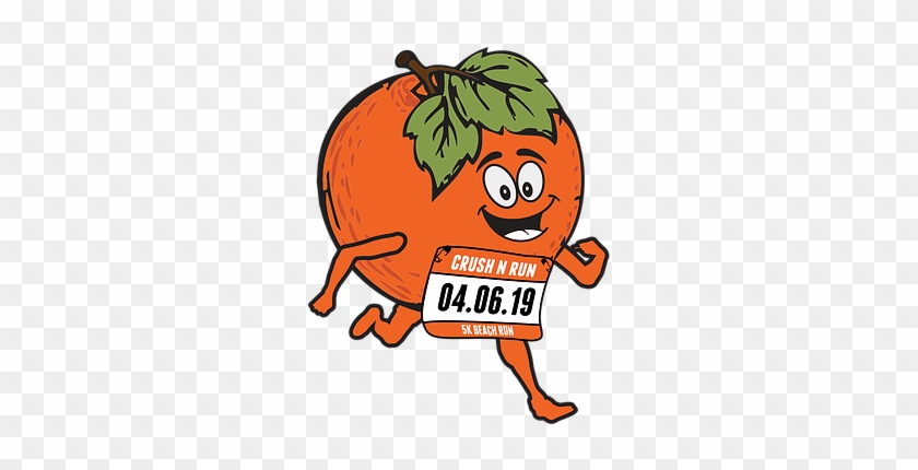 Running Orange W Bib - Cartoon - Free Transparent PNG Clipart Images ...
