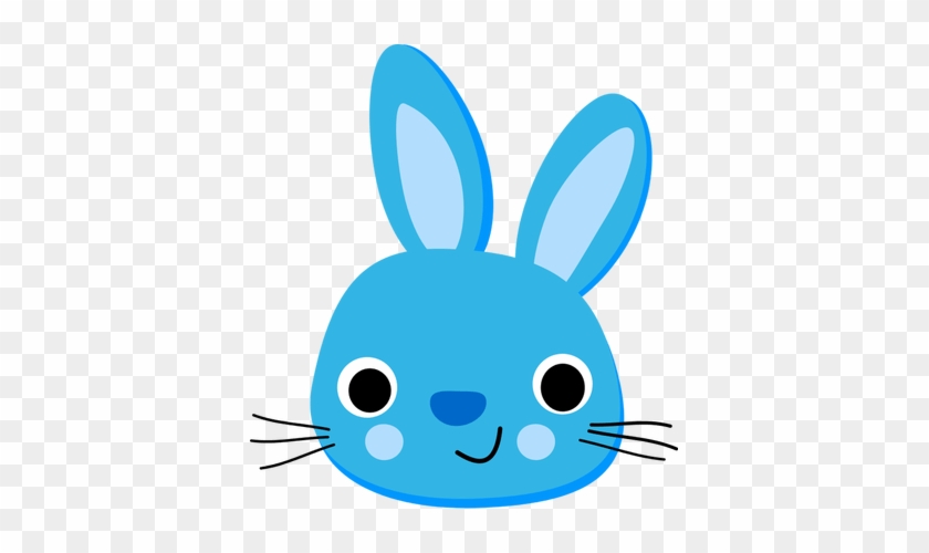 Easter Bunny Clipart - Blue Bunny Clip Art - Free Transparent PNG ...