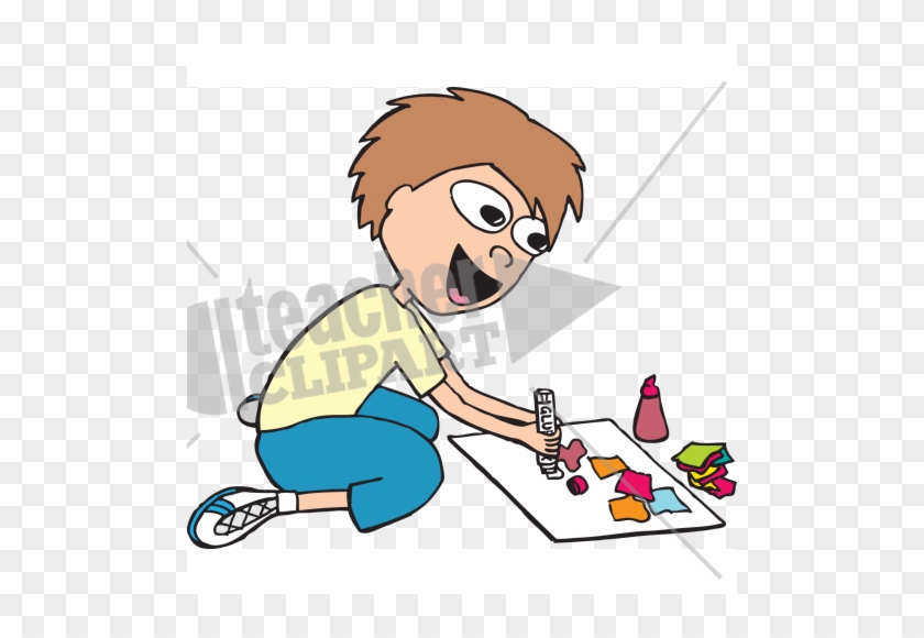 Child Pasting Clipart - Free Transparent PNG Clipart Images Download