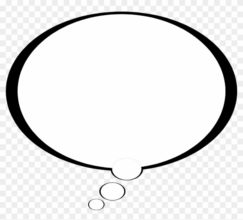Cartoon Thought Bubbles Clip Art - Speech Bubble Black Background ...