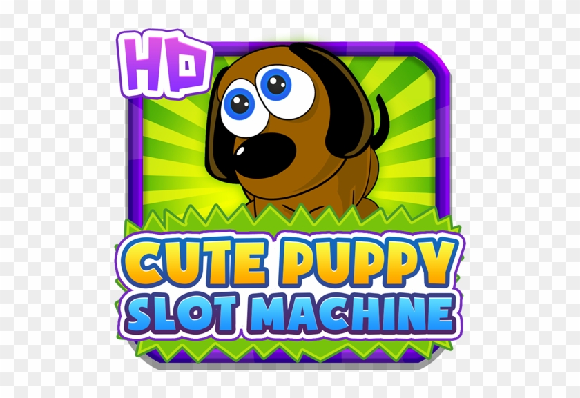 Cute Puppy Slot Machines - Cartoon - Full Size PNG Clipart Images Download