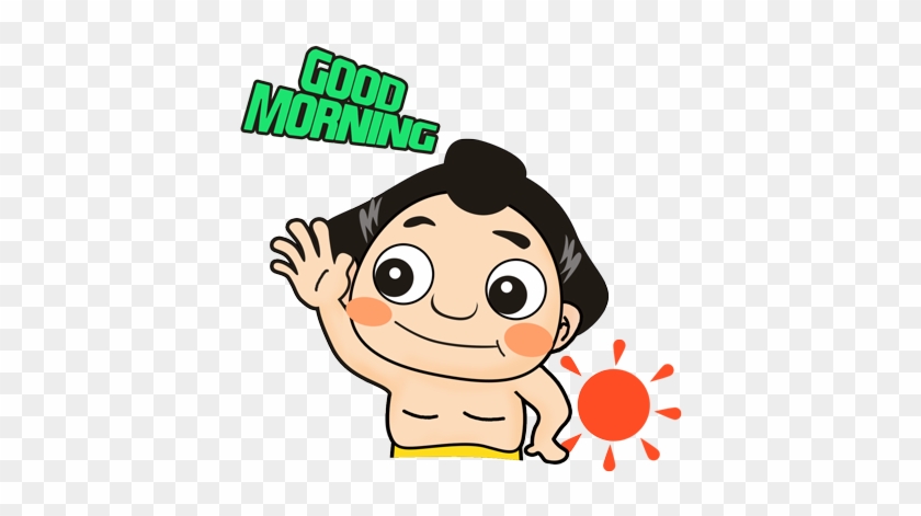 Sumo Wrestler Stickers Messages Sticker-6 - Cartoon - Full Size PNG ...