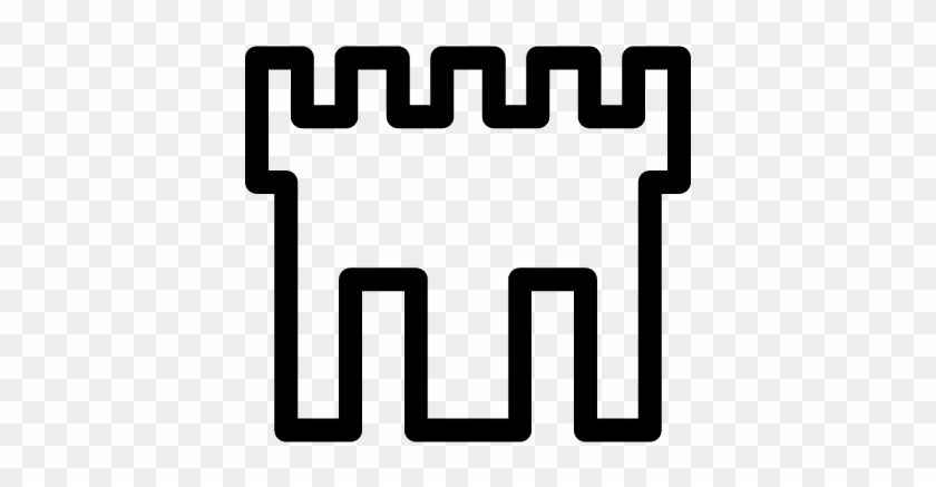 Fortress With Battlements Vector - Battlements Clip Art - Free ...