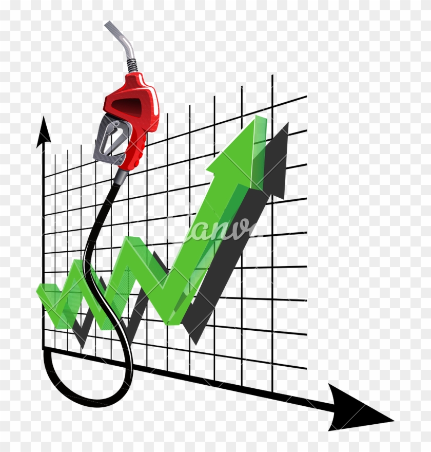Chart Of Growth Fuel Prices - Illustration - Full Size PNG Clipart ...