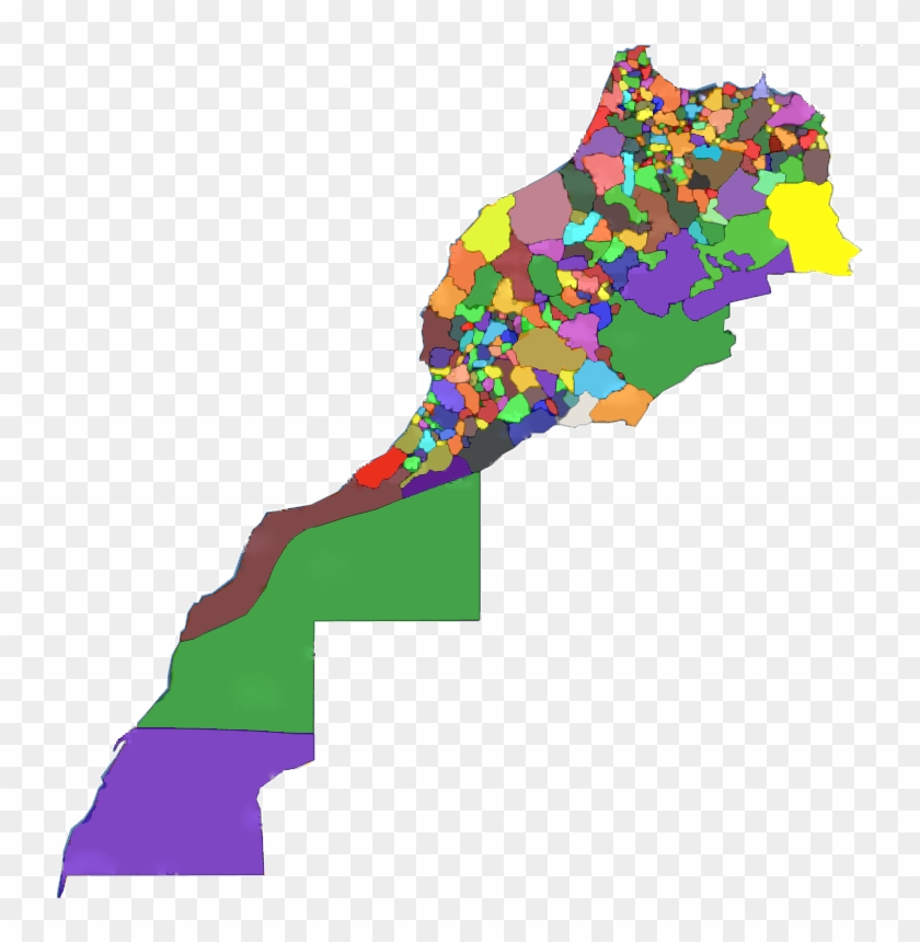 Carte Du Maroc - Carte Des Tribus Maroc - Full Size PNG Clipart Images ...