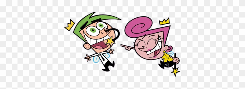 The Fairly Oddparents Wanda And Cosmo Having Fun - Fairly Odd Parents - Full Size PNG Clipart ...