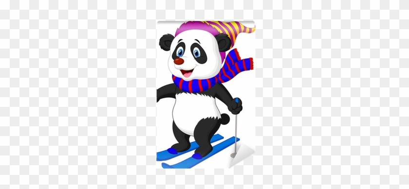 Panda Skiing - Free Transparent PNG Clipart Images Download