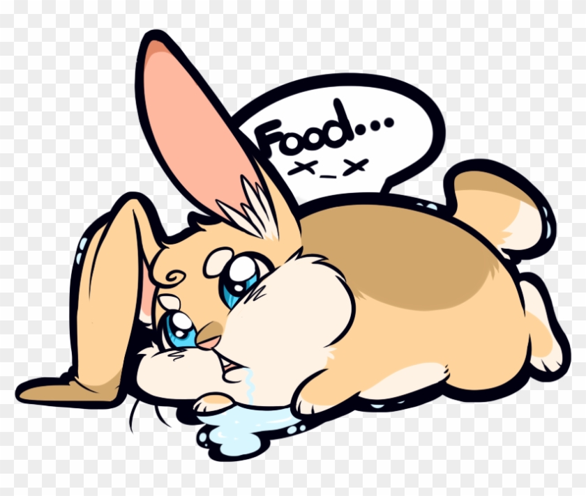Fat Bunny Cartoon Transparent - Full Size PNG Clipart Images Download