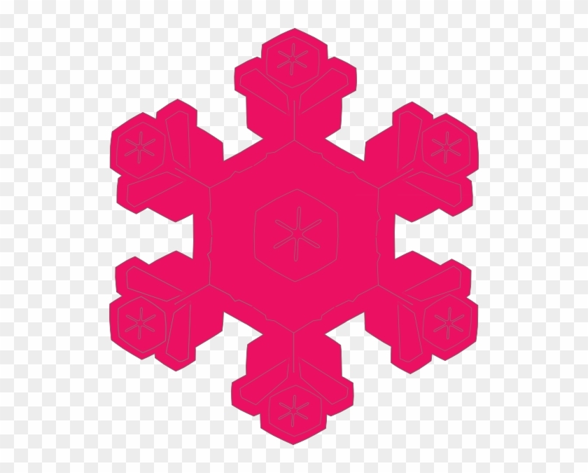 Pink Snowflake Clipart - Pink Snowflakes Clipart - Full Size PNG ...