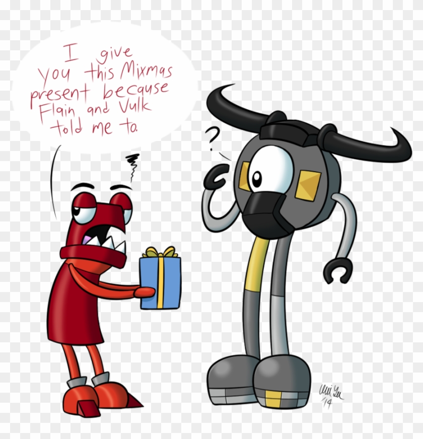 A Begrudging Gift By Katonator - Cartoon - Full Size PNG Clipart Images ...