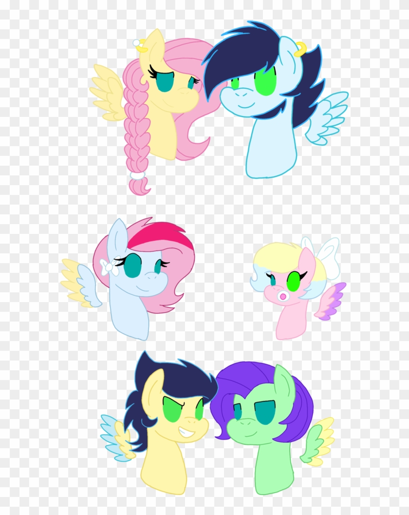 Soarinshy Family By Smileverse - Mlp Soarin And Fluttershy Kids - Full ...
