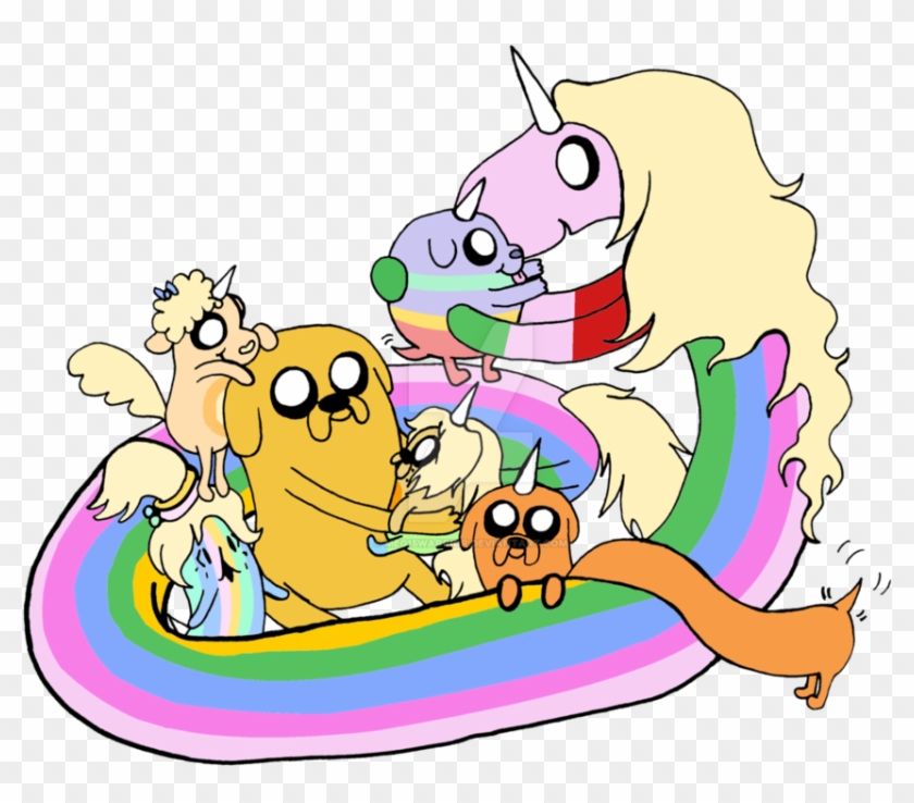 Rainbow Family By Meg15warrior - Adventure Time Jake Family - Full Size ...