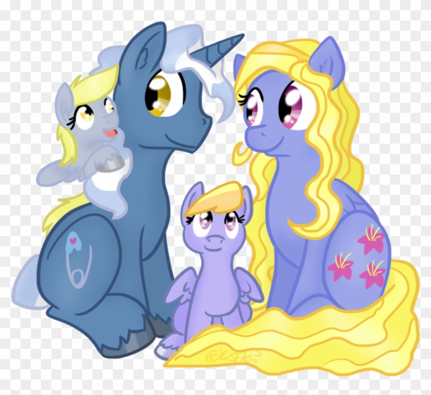 Derpy's Family By Usagi-zakura - Mlp Derpy's Parents - Full Size PNG ...