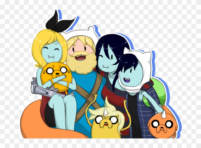 Finn X Marceline Family - Full Size PNG Clipart Images Download