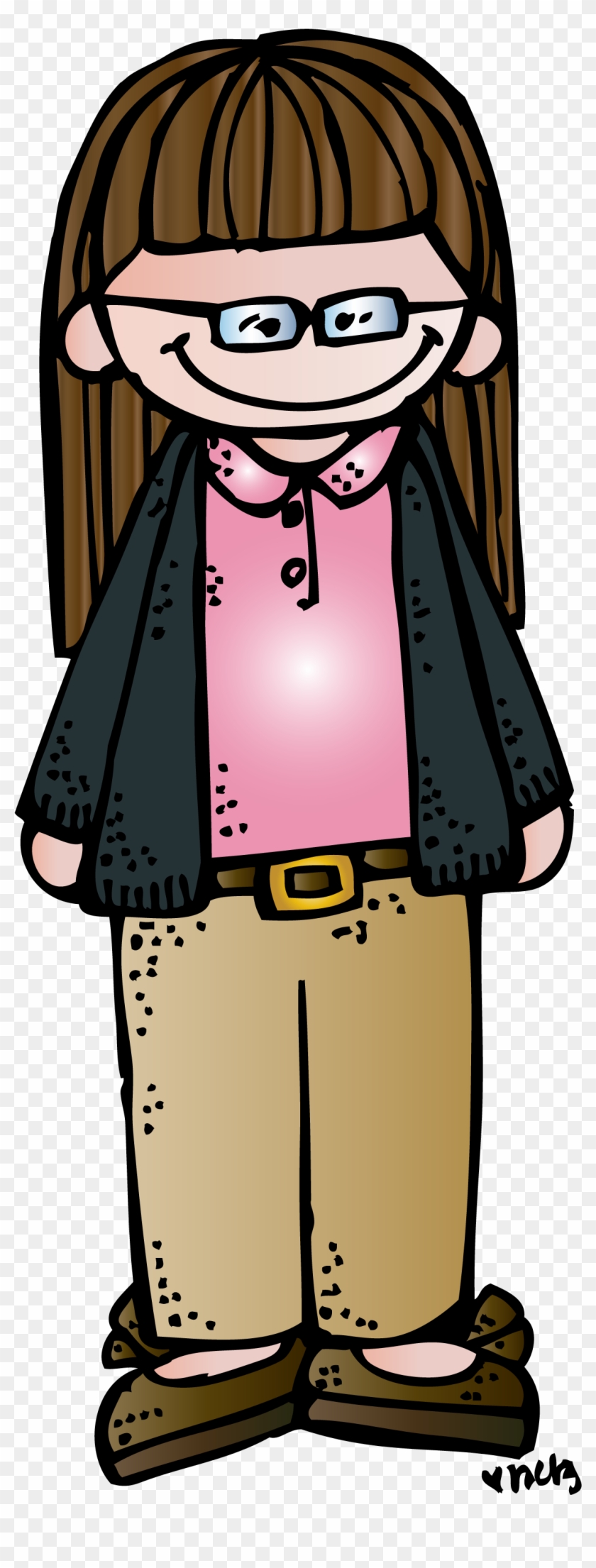 Girl W Glasses Melonheadz 13 Colored (1188×3000) - Melonheadz Glasses ...