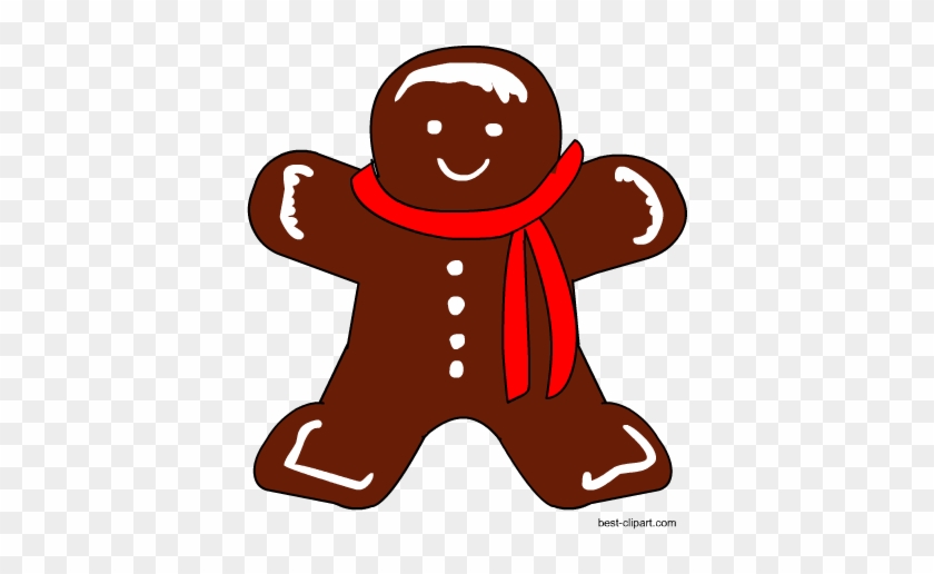 Free Gingerbread Man Clip Art - Gingerbread Man - Full Size PNG Clipart ...