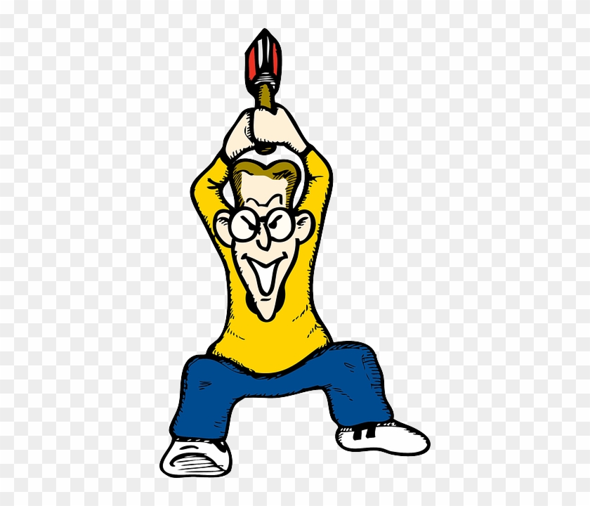 Hit Man, Guy, Angry, Cartoon, Axe, Break, Hit - Cartoon Angry People ...