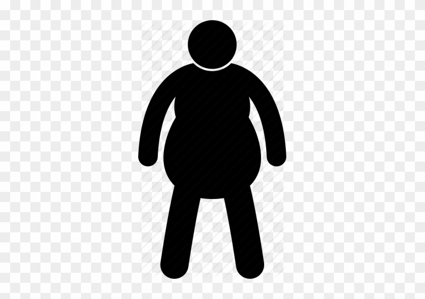 Fat, Heavy, Man, Obese, Person, Size, Weight Icon Icon - Fat Person Png ...